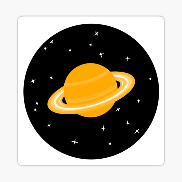 "Saturn" Sticker for Sale by CP-Productions | Redbubble