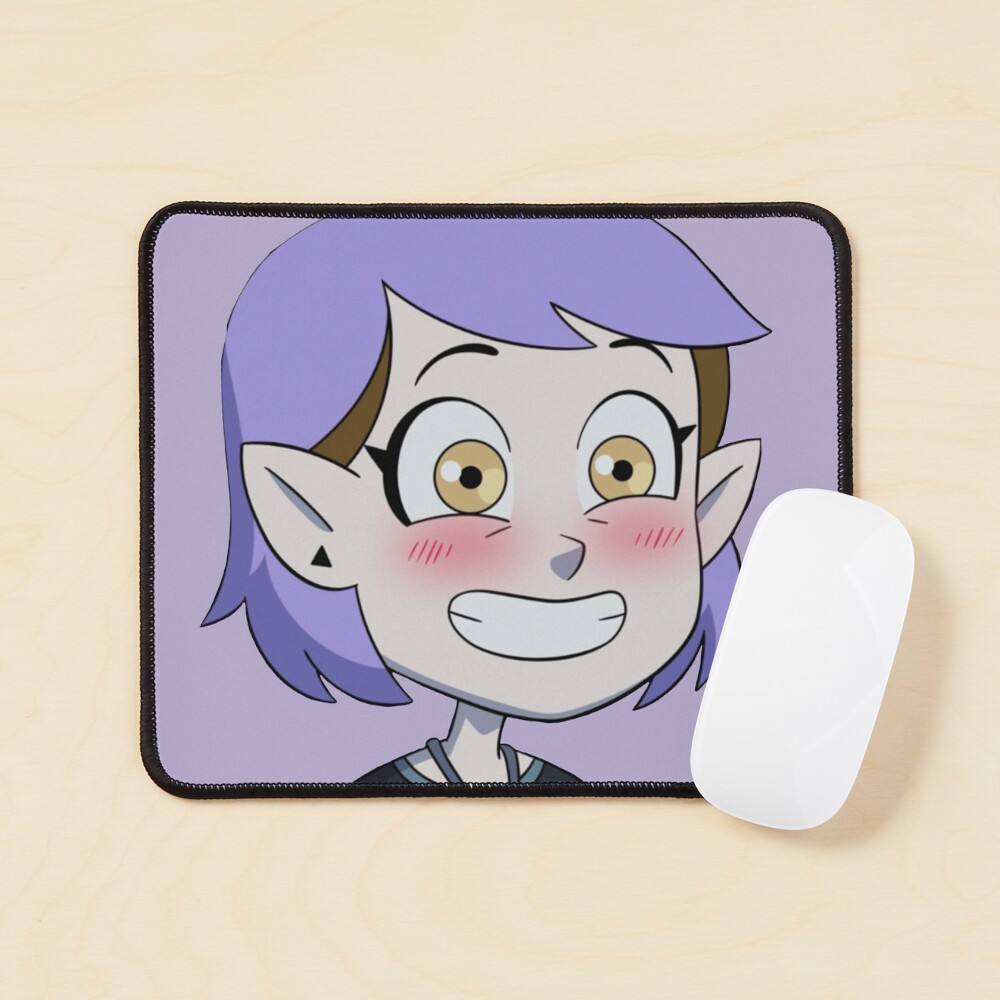 "happy blushing amity blight with new hair from the owl house season ...
