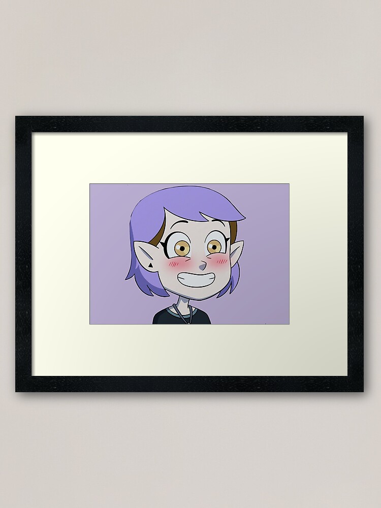 "happy blushing amity blight with new hair from the owl house season ...