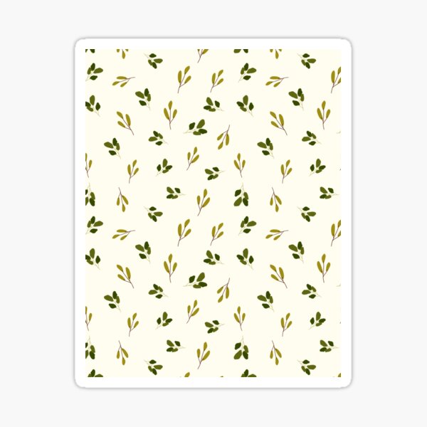 "Simple leaf branch design" Sticker for Sale by Leafy-ann | Redbubble