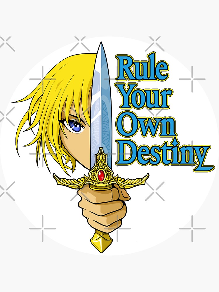 "RULE YOUR OWN DESTINY" Sticker for Sale by EllyMellow | Redbubble