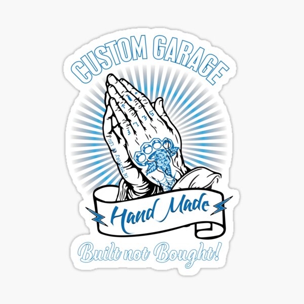 "Custom Garage" Sticker by ZorgGraphix | Redbubble