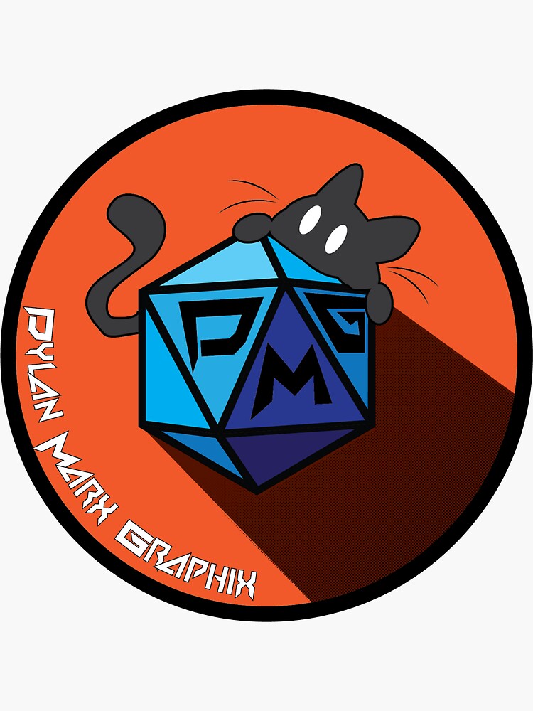 "Dylan Marx Graphix Logo" Sticker for Sale by DMarxGraphix | Redbubble