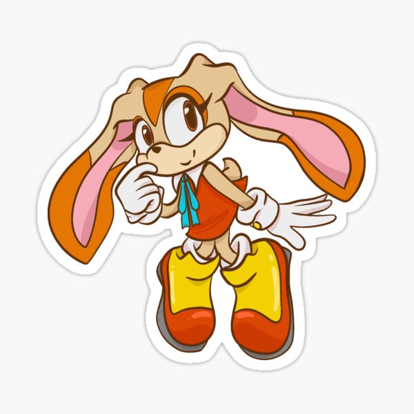 "Cream the Rabbit" Sticker for Sale by Buzzer-Bazar | Redbubble