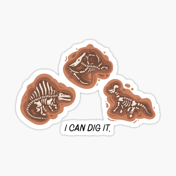 "I can dig it" Sticker for Sale by Zombzilla | Redbubble