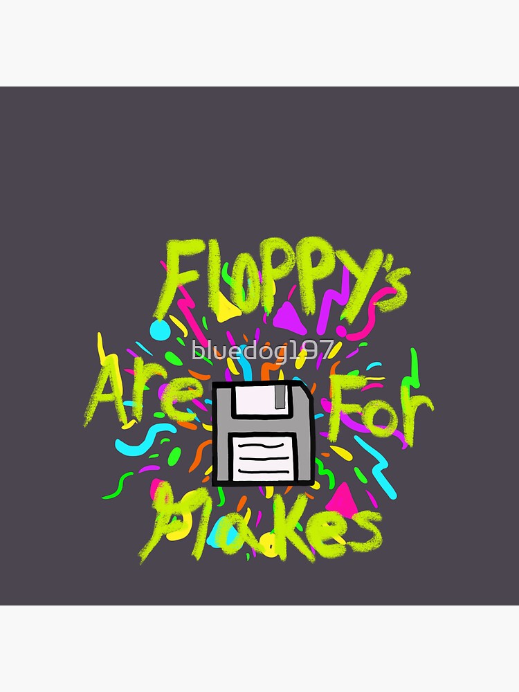 "Floppy disk. To save or destroy the world" Sticker for Sale by ...