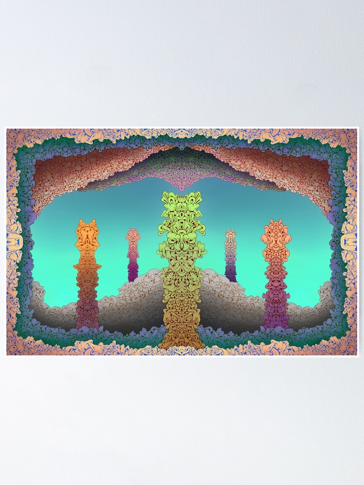 "Totems" Poster for Sale by tmy-art | Redbubble