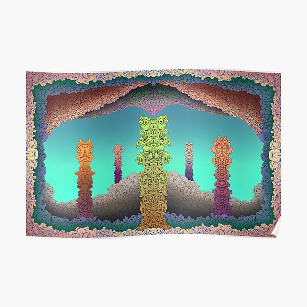 "Totems" Poster for Sale by tmy-art | Redbubble