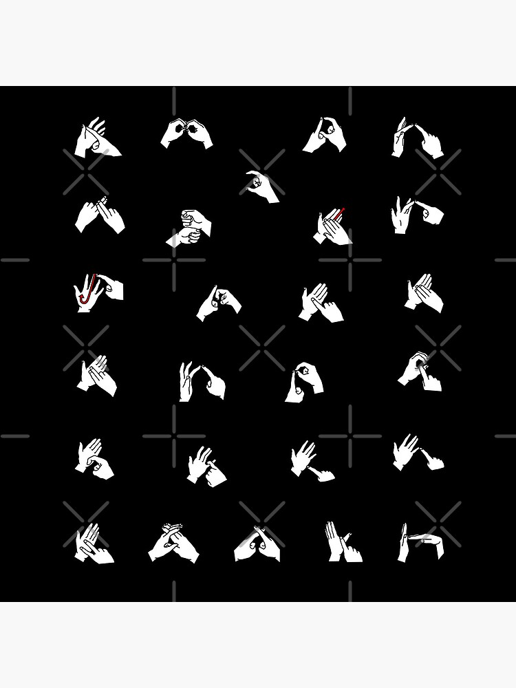 "BSL Auslan Alphabet Letters Stickers | British Sign Language (BSL ...