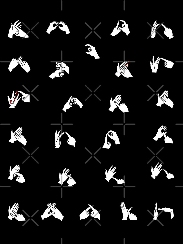 "BSL Auslan Alphabet Letters Stickers | British Sign Language (BSL ...