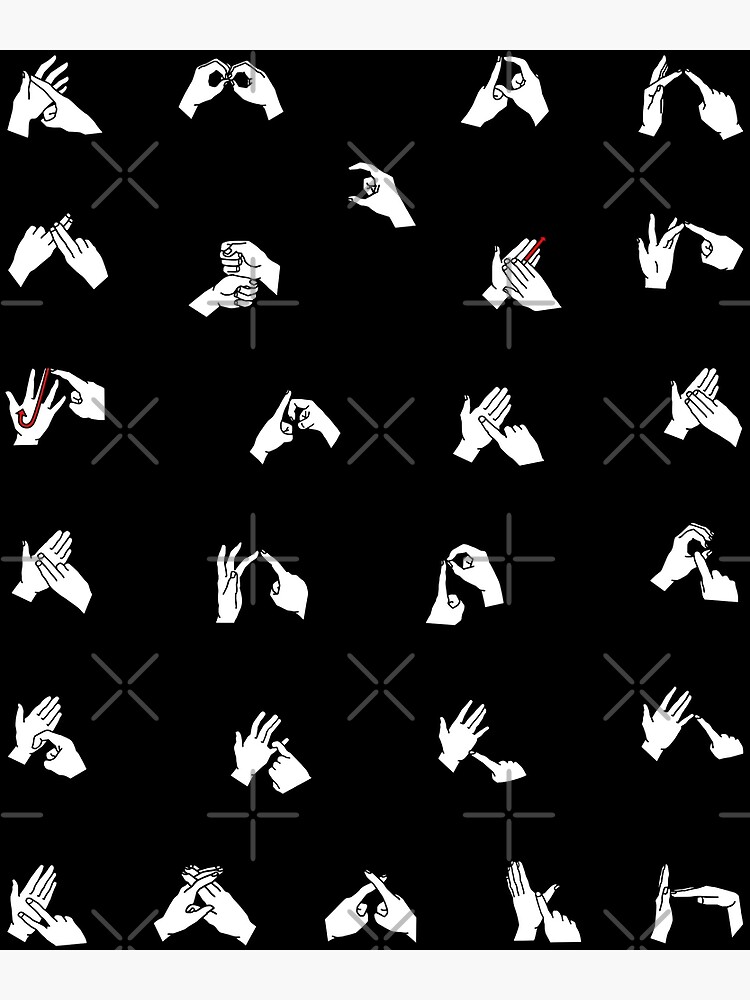 "BSL Auslan Alphabet Letters Stickers | British Sign Language (BSL ...