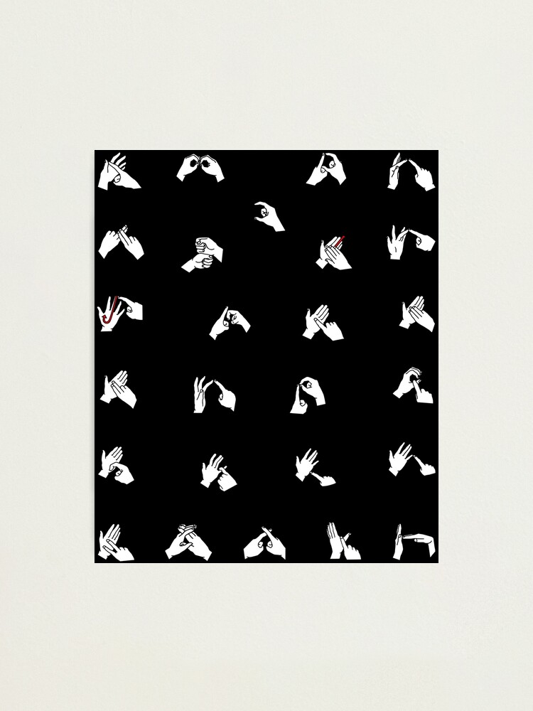 "BSL Auslan Alphabet Letters Stickers | British Sign Language (BSL ...