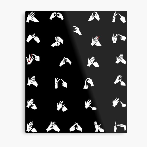 "BSL Auslan Alphabet Letters Stickers | British Sign Language (BSL ...