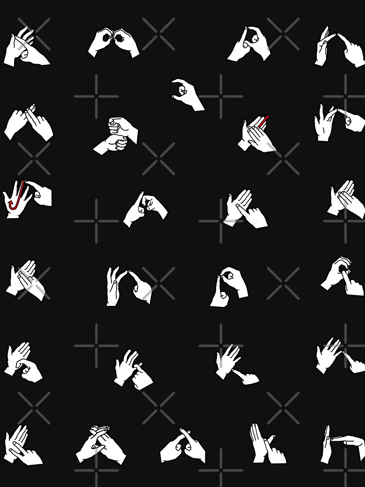 "BSL Auslan Alphabet Letters Stickers | British Sign Language (BSL ...