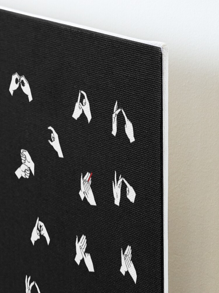 "BSL Auslan Alphabet Letters Stickers | British Sign Language (BSL ...