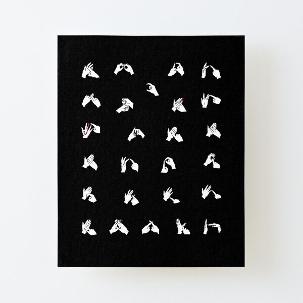 "BSL Auslan Alphabet Letters Stickers | British Sign Language (BSL ...