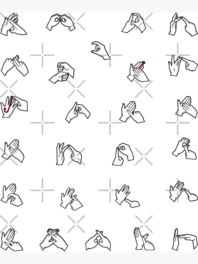 "BSL Auslan Alphabet Letters Stickers | British Sign Language (BSL ...