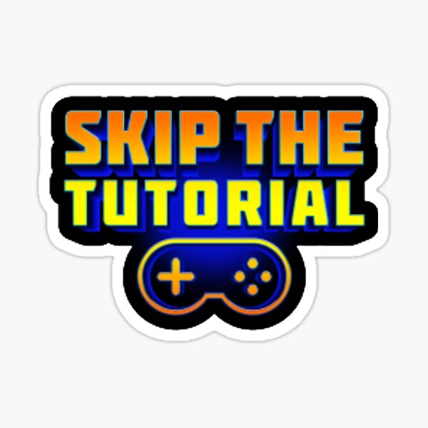 "Vintage Tutorial Skip" Sticker for Sale by Fredromo | Redbubble