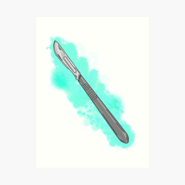"Scalpel" Art Print for Sale by missmann | Redbubble