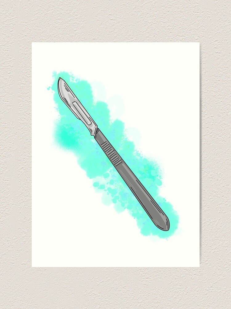 "Scalpel" Art Print for Sale by missmann | Redbubble