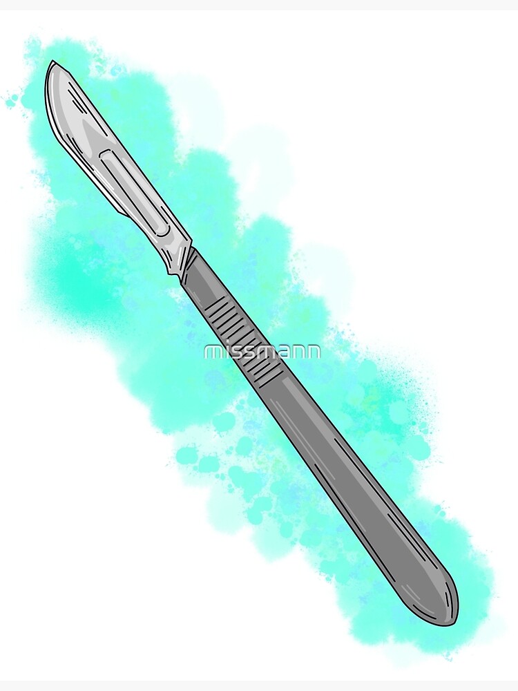 "Scalpel" Art Print for Sale by missmann | Redbubble