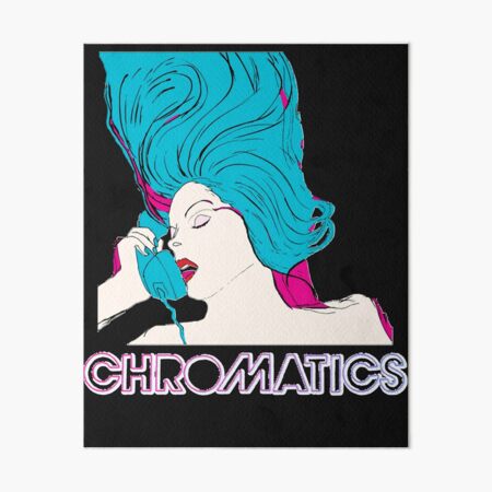 "Chromatics band logo" Art Board Print for Sale by ValerieJohnson1 ...