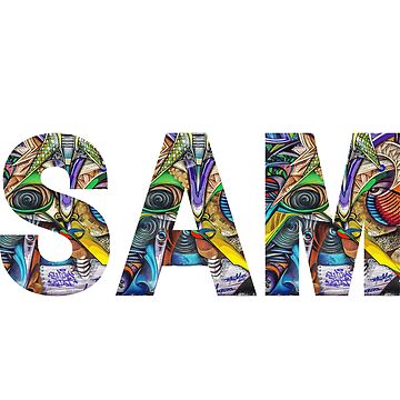 "Graffiti Abstract Art SAM" Sticker for Sale by silviaol | Redbubble
