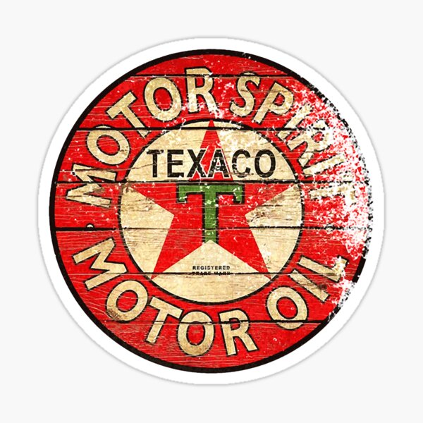 "Texaco retro" Sticker for Sale by DarrenPerry | Redbubble