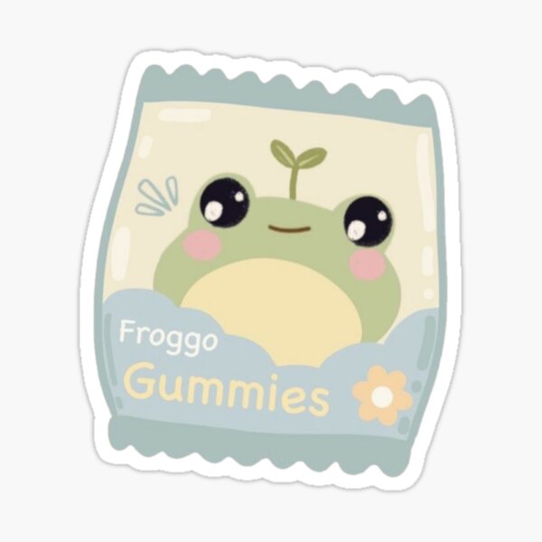 Froggo Gummies Sticker For Sale By Shyningshy Redbubble