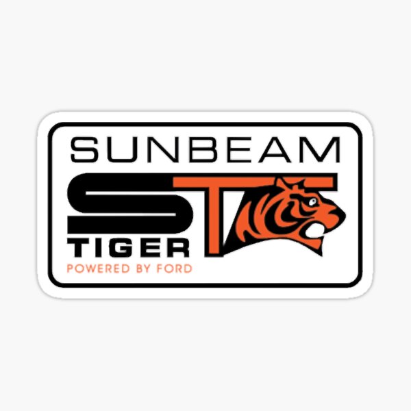 "Sunbeam tiger" Sticker for Sale by DeangeloWatson | Redbubble