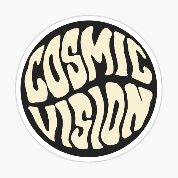 "cosmic vision" Sticker for Sale by Glossypop | Redbubble