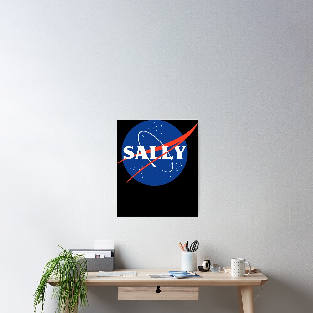 "Sally (Sally Space logo, Sally Ride, Sally Ride logo)" Poster for Sale ...
