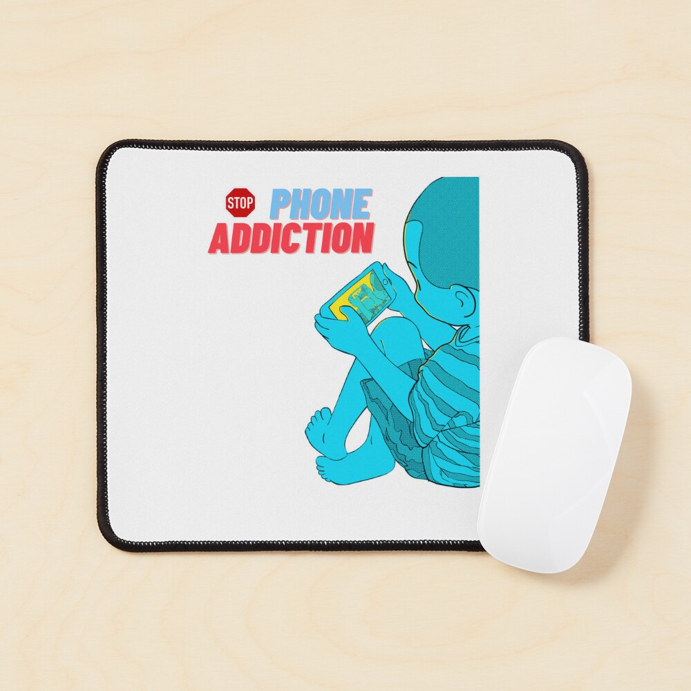 "Mobile Phone Addiction" Poster for Sale by TodayArtTrend | Redbubble