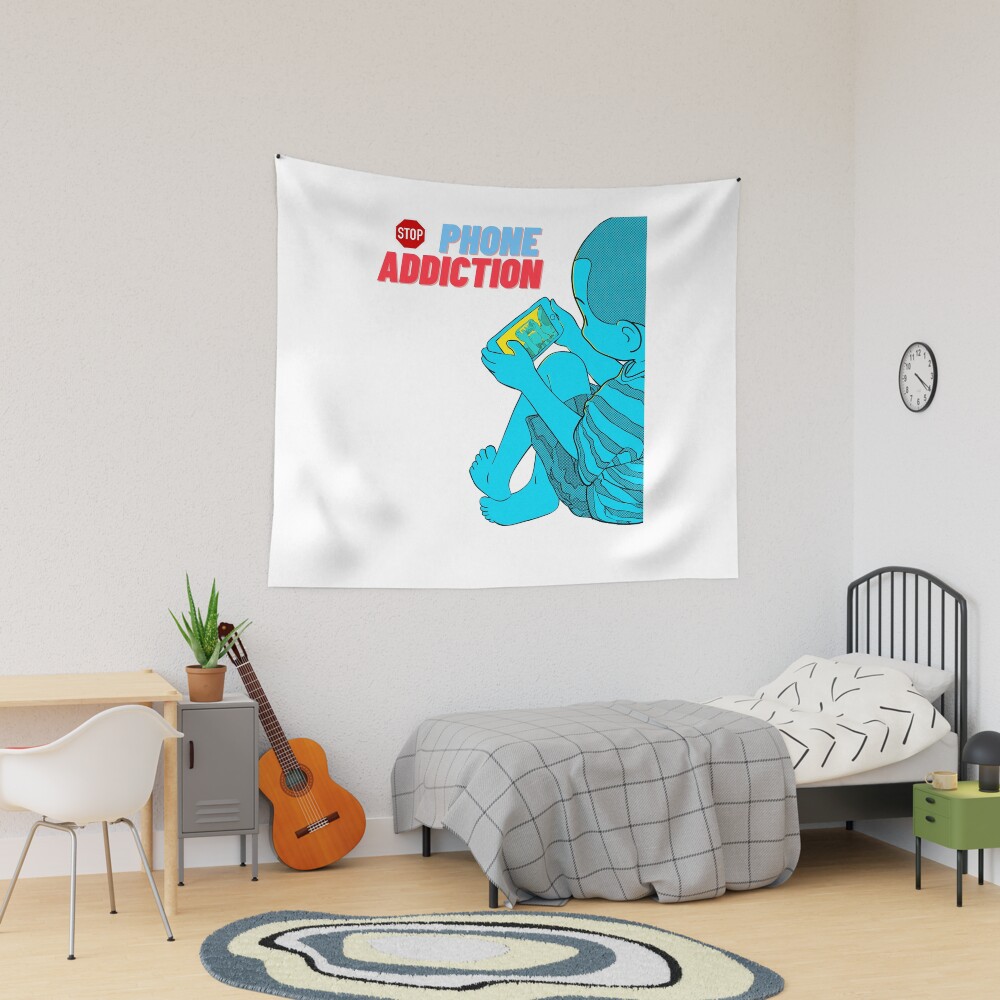 "Mobile Phone Addiction" Poster for Sale by TodayArtTrend | Redbubble
