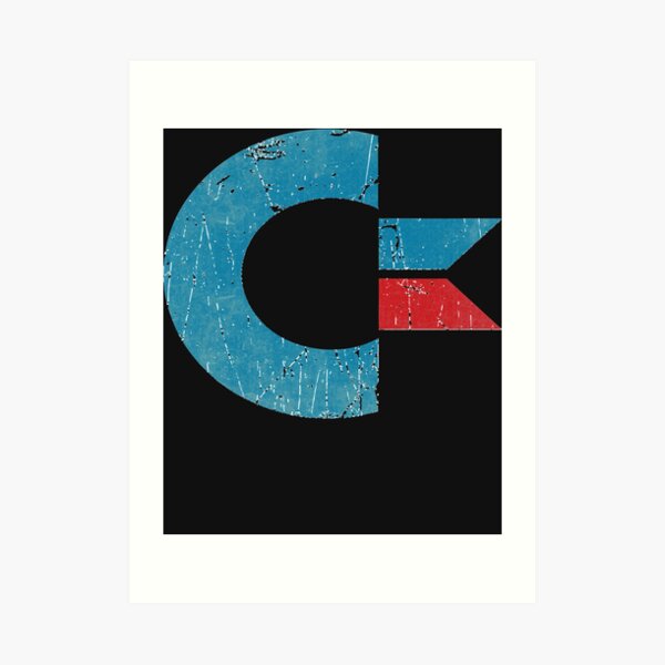 "Commodore retro logo" Art Print for Sale by ValerieJohnson1 | Redbubble