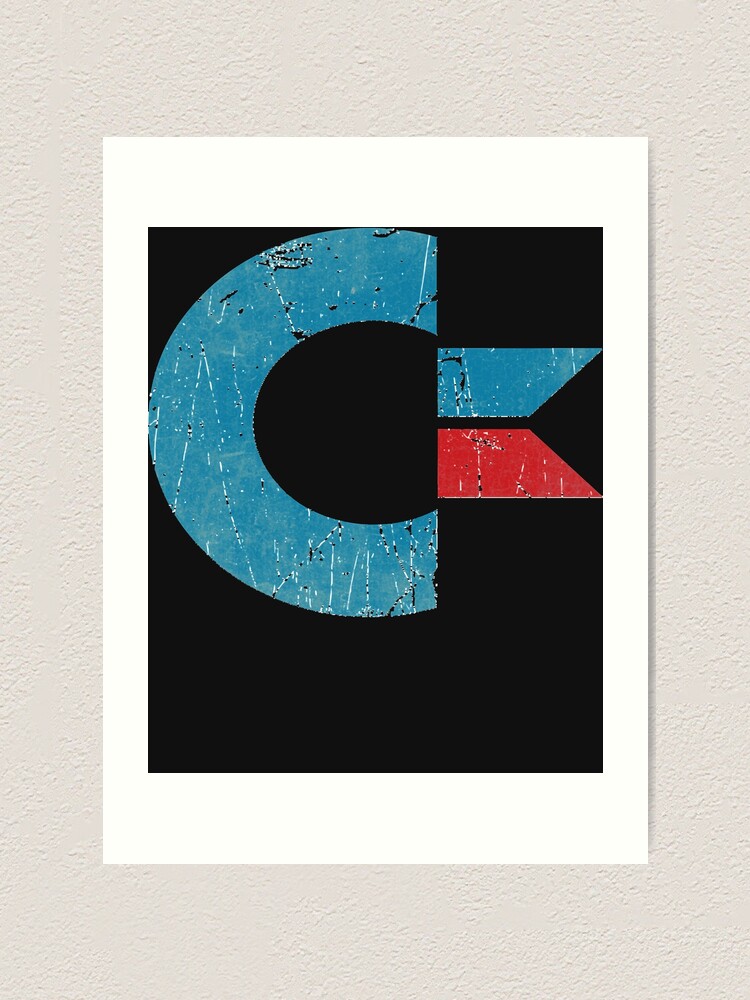 "Commodore retro logo" Art Print for Sale by ValerieJohnson1 | Redbubble