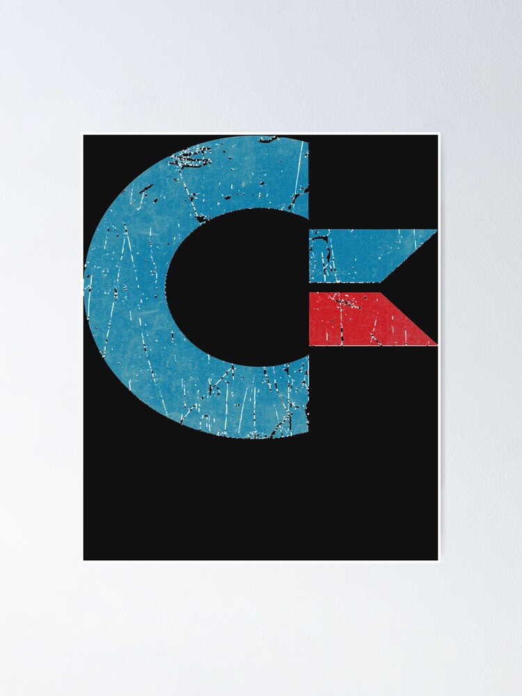 "Commodore retro logo" Poster for Sale by ValerieJohnson1 | Redbubble
