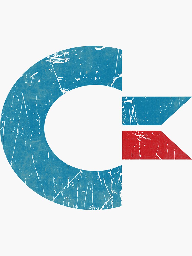 "Commodore retro logo" Sticker for Sale by ValerieJohnson1 | Redbubble