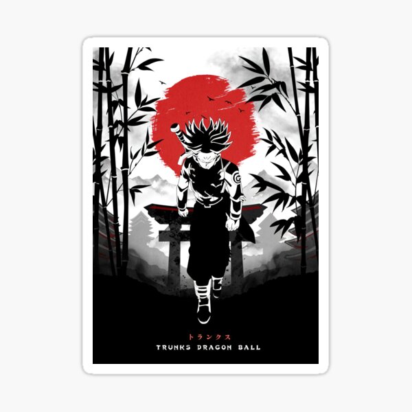 "Dragon Ball Trunks" Sticker for Sale by SandraKennedy | Redbubble
