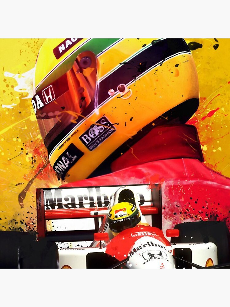 "Ayrton Senna" Pin for Sale by JacindaGaby | Redbubble