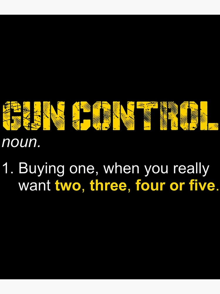Lámina fotográfica «Definición de control de armas Pro Gun Control de ...