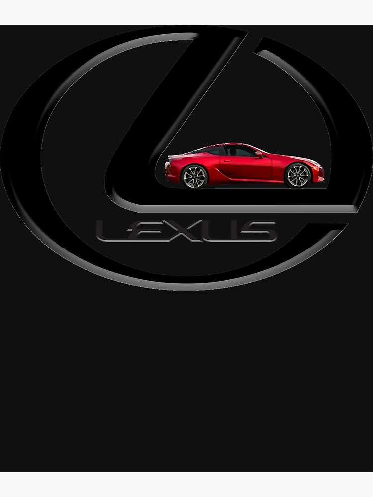 "Lexus lc logo" Poster for Sale by CassandraMroz | Redbubble