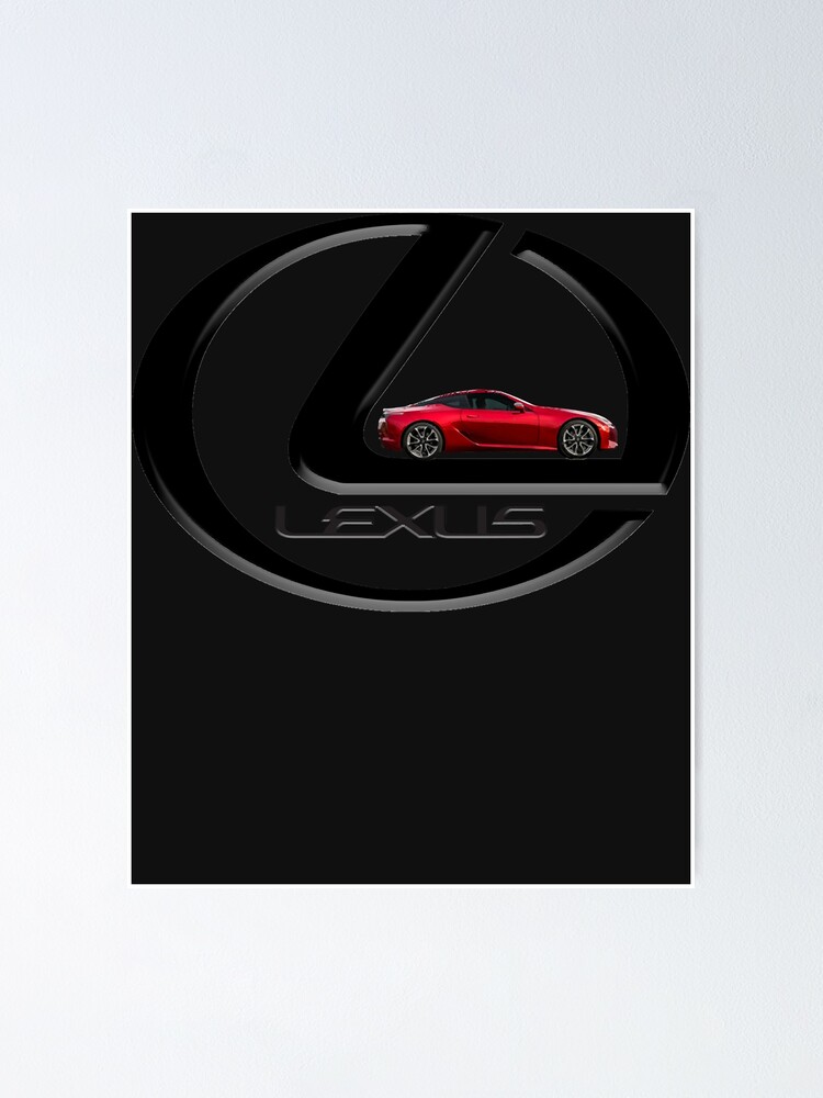"Lexus lc logo" Poster for Sale by CassandraMroz | Redbubble