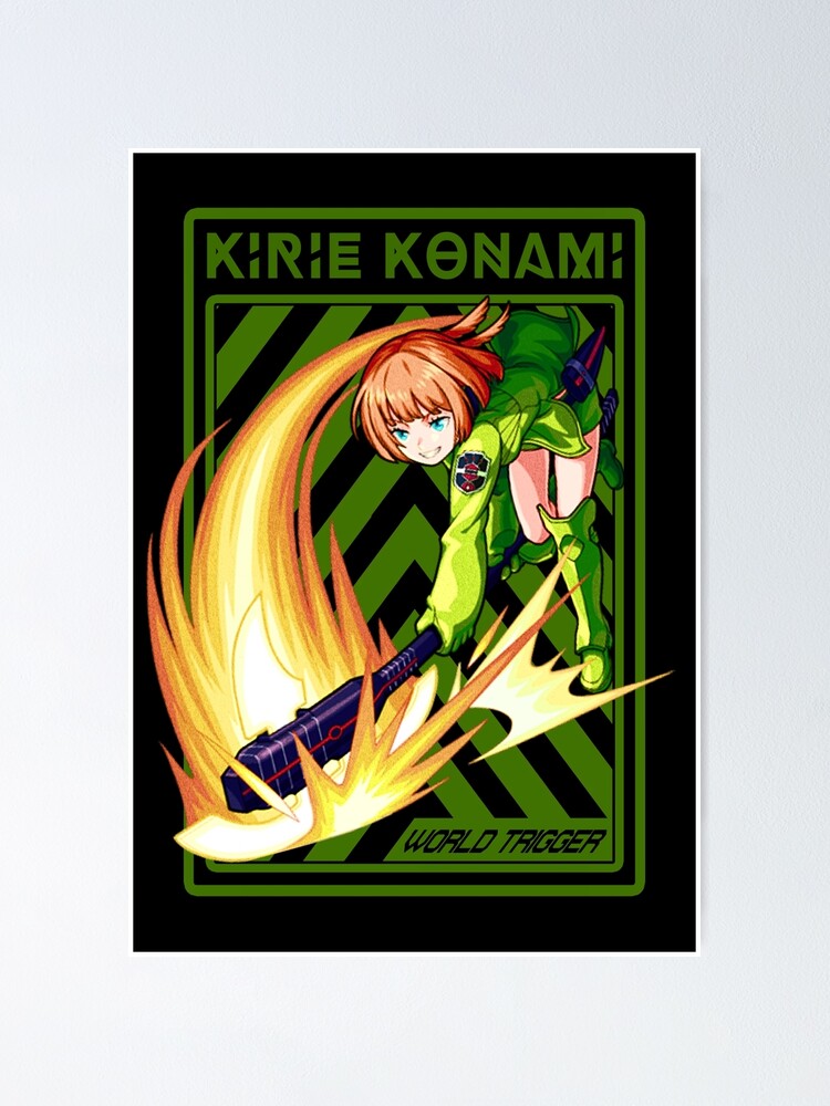 "WORLD TRIGGER - KIRIE KONAMI" Poster for Sale by UNCHMUNCH | Redbubble