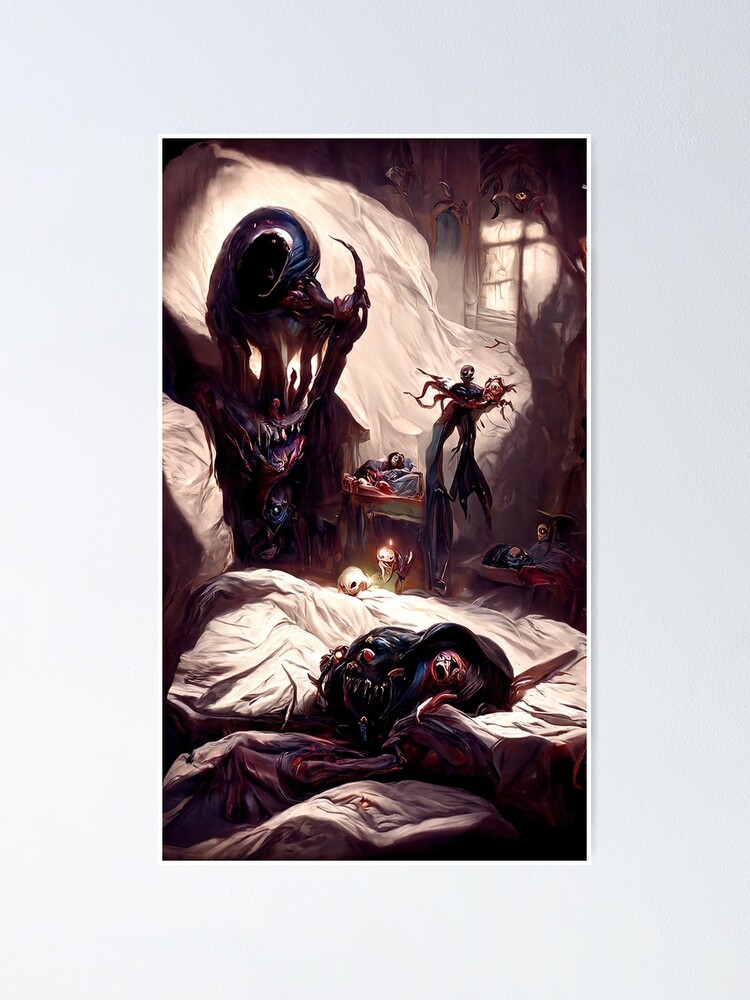 "Sleep Paralysis" Poster for Sale by ai-picasso | Redbubble