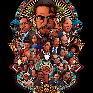 "Black History Leaders Collage Inspirational African American" Poster ...