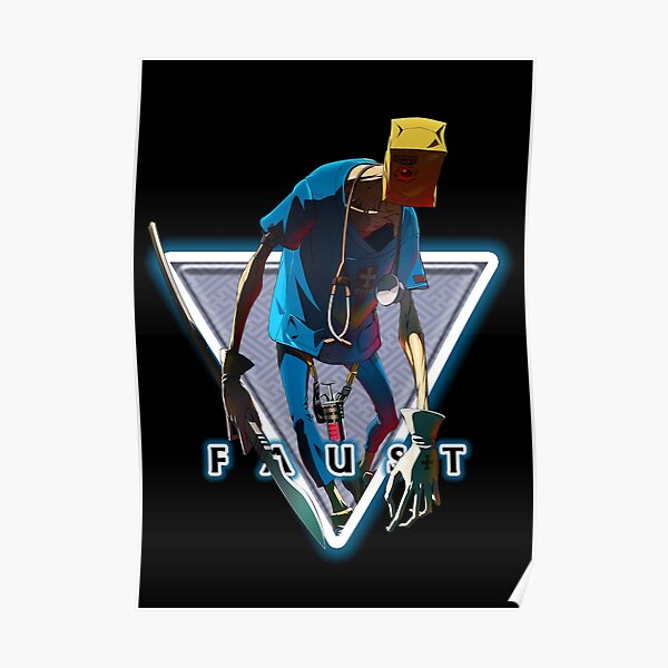 "Guilty Gear - FAUST" Poster for Sale by RECBLACK | Redbubble