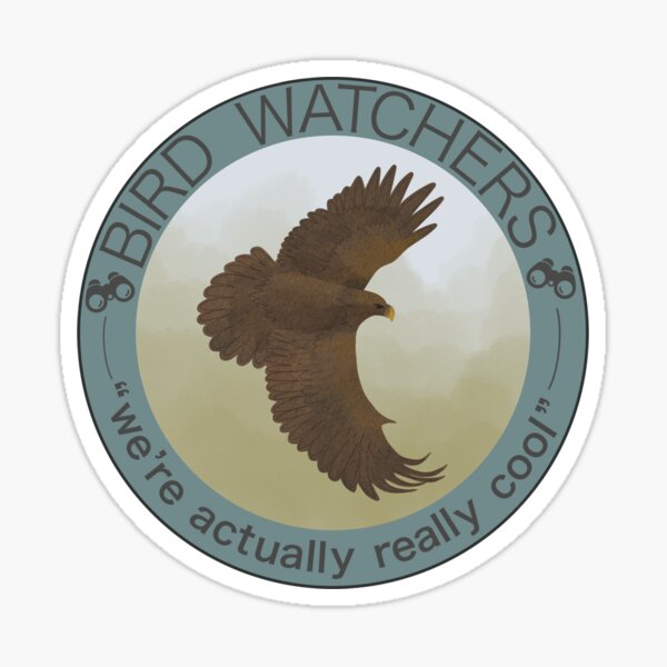 "Bird Watchers" Sticker for Sale by katlauren | Redbubble