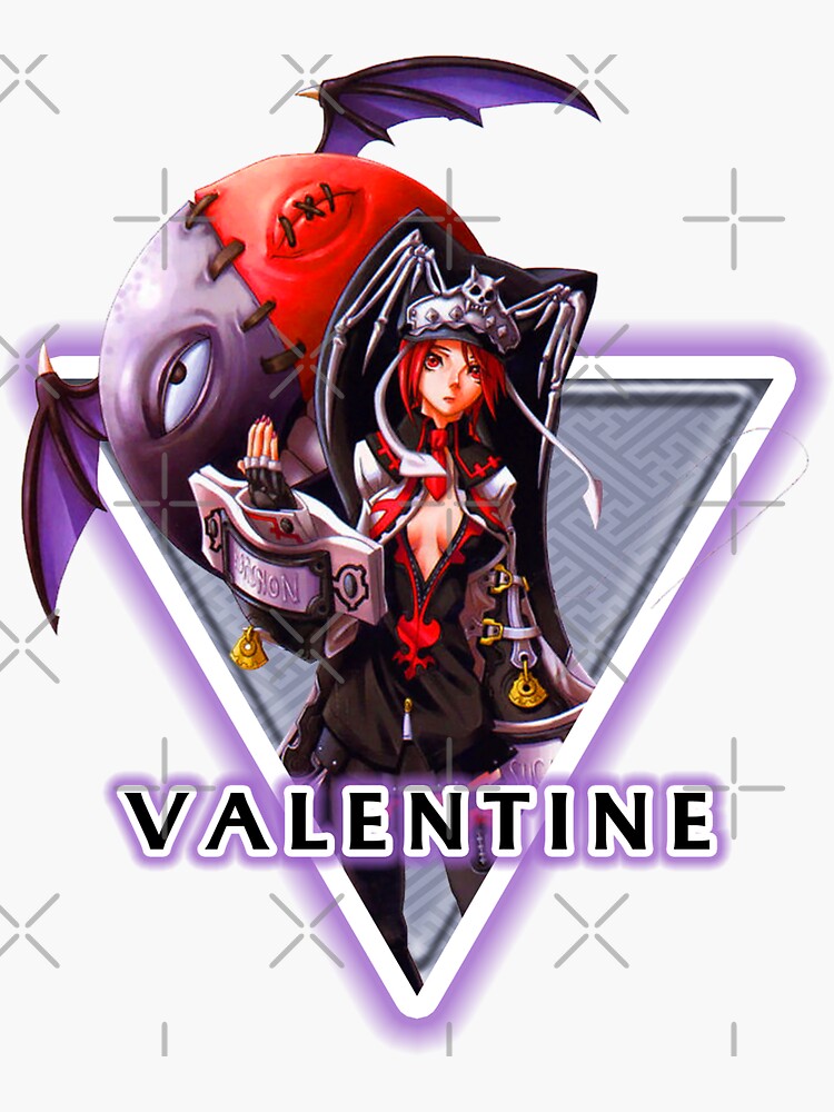 "Guilty Gear - VALENTINE" Sticker for Sale by RECBLACK | Redbubble