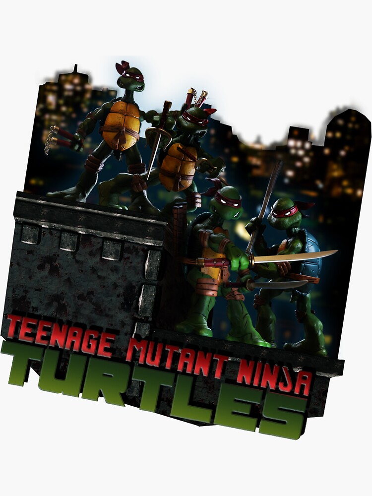 "Premium NECA Retro TMNT comic poster" Sticker for Sale by ...